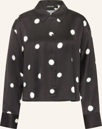 OPUS Hemdbluse Famena schwarz