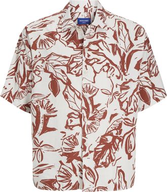 Jack & Jones Jorparos AOP Oversized Shirt Ss