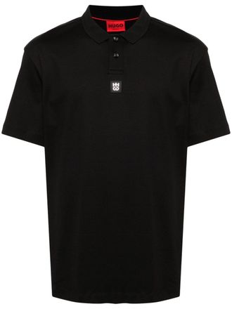 HUGO BOSS polo en coton - Noir