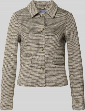 More & More Slim Fit Blazer mit Pattentaschen