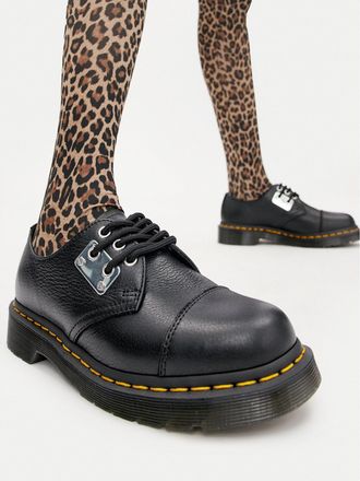 Dr. Martens Schn&uuml;rstiefel Dr. Martens 1461 Metal Plate 31684001 Schwarz