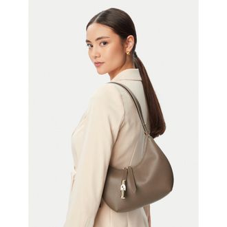 Furla Handtasche Furla Goccia S WB01500 BX3353 CN 4903S Dunkelgrau