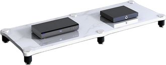 Generic HiFi Rack TV Rack Entertainment-Center, Schallplattenständer für Verstärker Plattenspieler Stereo-Receiver, Offener CD-Player-Ständer für Heimkino Sch