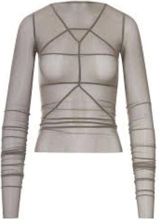 Rick Owens Femme, Tops, Beige, Taille: 36 FR Temple Top