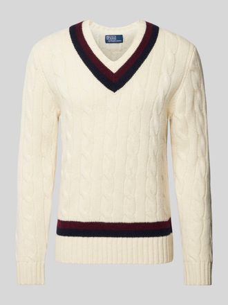 Polo Ralph Lauren Strickpullover mit Zopfmuster