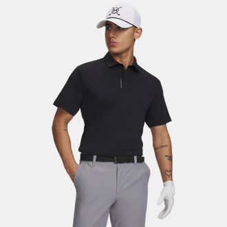 Under Armour Drive Poloshirt f&uuml;r Herren Schwarz / Stahl XXL