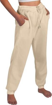 Generic Pantalon de surv&ecirc;tement dentra&icirc;nement pour femme avec cordon de serrage &agrave; taille &eacute;lastique, pantalon de yoga doux &agrave; revers pantalon de surv&ecirc;tement cou