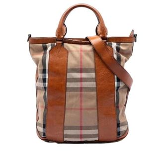 Burberry Pre-owned Canvas Shoulder Bag - - Pre-owned - Damen - Beige - ONE SIZE