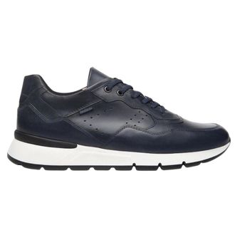 Nero Giardini Homme, Chaussures, Bleu, Taille: 41 EU Delavato Leather Baskets