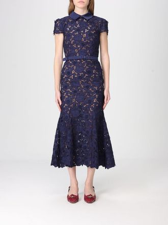 Self Portrait Kleid SELF-PORTRAIT Damen Farbe Navy