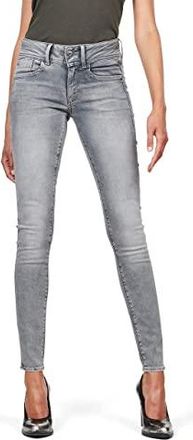 G-Star G-Star Femme Jean Lynn Mid Skinny, Gris (faded industrial grey D06746-9882-B336), 30W / 30L
