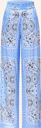 Darling Harbour Darling Harbour Marlenehose Aus Seide blau