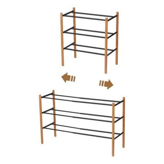 Yamazaki Tableware Yamazaki Plain Schuhregal, Stahl, Schwarz, One Size