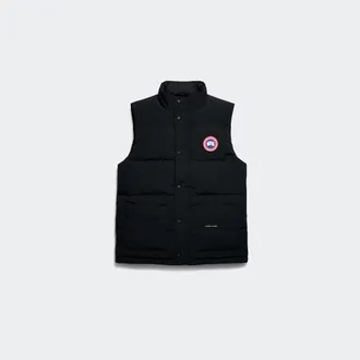 Canada Goose Freestyle Weste mit rundem Kragen (M&auml;nnlich, Black, XXL)
