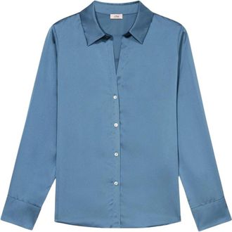 Oltre Damen, Blusen & Hemden, Blau, SGröße