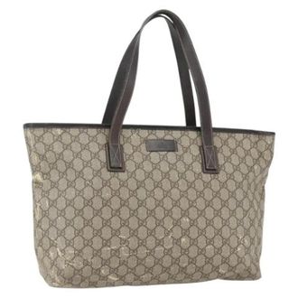 Gucci Pre-owned Canvas Tote Bag - - Pre-owned - Damen - Beige - ONE SIZE