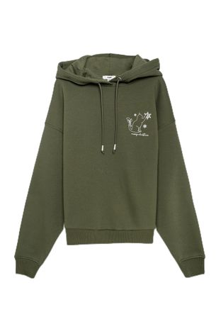 Mavi Damen Hooded Sweatshirt Pullover, Red Dahlia, XL - Ugly Christmas Swater - Weihnachtspullover f&uuml;r Katzenmamas