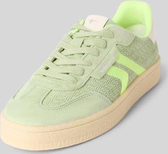 Tamaris Low Top Sneaker aus Rindsleder-Textile-Mix