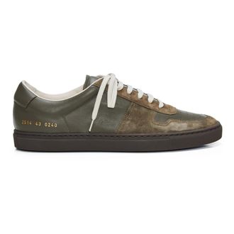 Common Projects Homme, Chaussures, Vert, Taille: 44 EU Baskets Slim en Daim