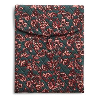 Vera Bradley Petite enveloppe Tech Sleeve en gabardine de coton, Vignes victoriennes, Taille unique