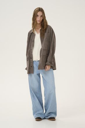 MY ESSENTIAL WARDROBE Lederjacke OllyMW Lederjacke Oversize fit