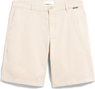 Armedangels Herren Shorts aus Bio-Baumwoll Mix DAALOS Regular Fit Sand Stone
