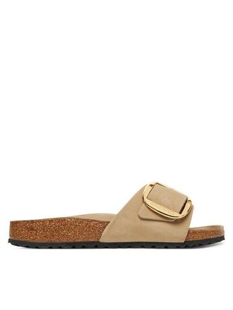 Birkenstock Pantoletten Madrid Big Buckle Hex 1030467 Braun
