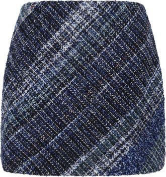 Missoni Femme, Jupes, Multicolore, Taille: 38 FR Mini-jupe en tweed bleu