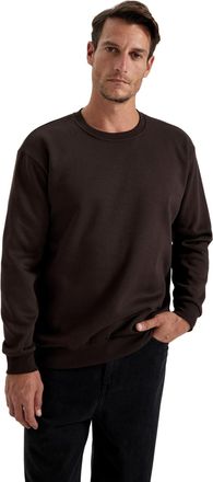 DeFacto Herren Sweatshirts - Bequeme Sweatshirt Herren Pullover Oversize Fit