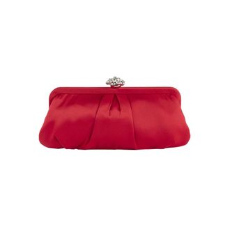 Anna Cecere Pochette en tissu - Femme - Sacs - Rouge - Taille: ONE Size