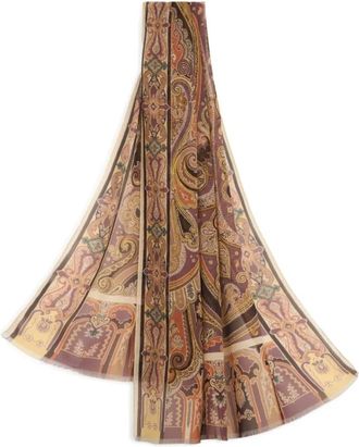 Etro Femme, Accessoires, Multicolore, Taille: ONE Size Paisley Scarf