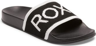 Roxy Damen Slippy Knit Sandale, Schwarz, 37 EU