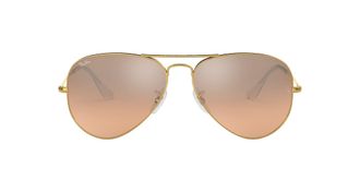 Ray-Ban Damen Aviator groot metaal 001/3e Sonnenbrille, Gold (001/3e), 55 mm EU