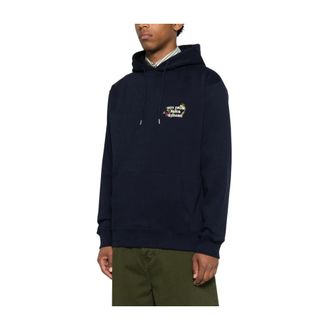 Dr&ocirc;le de Monsieur Slogan Hoodie - - Sweatshirts & Hoodies - Herren - Blau - L