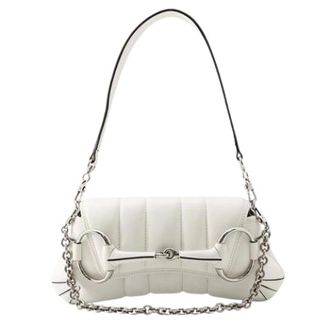 Gucci Pre-owned Horsebit Handbag - - Pre-owned - Damen - Wei&szlig; - ONE SIZE
