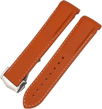 Generic 20 mm Gebogene Gummi -Uhrband -Passform f&uuml;r Omega Moonwatch 300 AT150 -Gurt