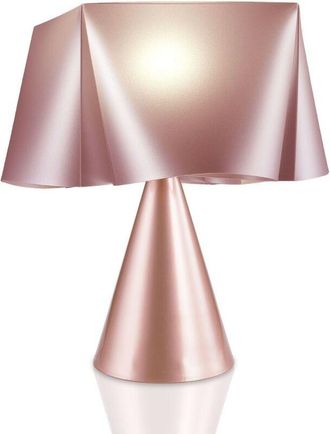 Linea Zero Pink Metal Cone Tischlampe aus Kunststoff Cm. 28 x 32 Std