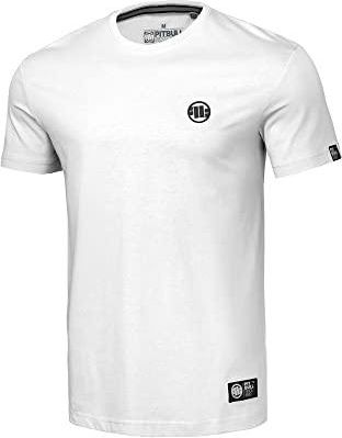 Pitbull T-Shirt Homme Small Logo, T-Shirt à Manches Courtes pour Homme, T Shirt Homme Classique Coupe, Tee Shirt Homme Coton, T-Shirts Homme Manche Courte - X