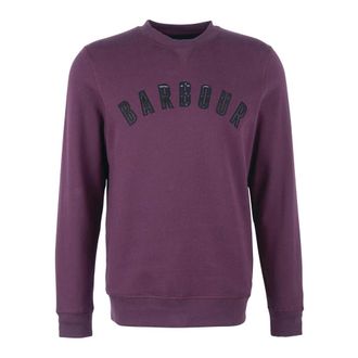 Barbour Klassischer Crew Neck Sweatshirt - - Sweatshirts & Hoodies - Herren - Lila - 2XL