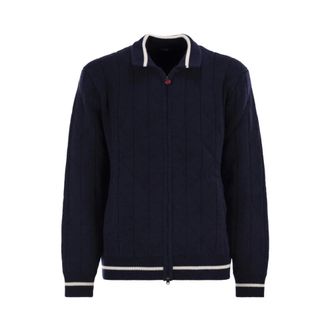 Kiton Zip-throughs - - Sweatshirts & Hoodies - Herren - Blau - L