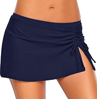 Generic pvucpot Jupe Maillot De Bain Femme Bikini Jupette Bas de Maillots de Bain &Eacute;l&eacute;gant Int&eacute;gr&eacute; Taille Haute Bikini de Plage &Eacute;t&eacute; Piscine Plage Maillot Elast