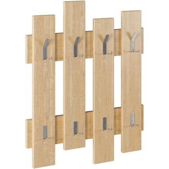 Decortie Porte-manteau mural en ch&ecirc;ne H79xL64xP4 cm