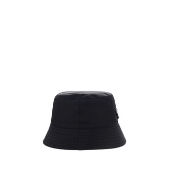 Prada Mens Black Polyamide Bucket Hat