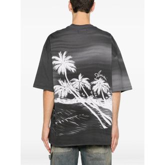 Amiri Graphic Print T-Shirt - Gray