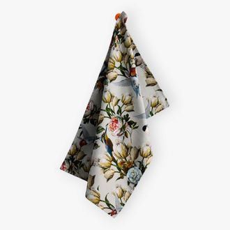 Cedon Stilvolles Geschirrtuch Eisvogel, 45 x 63 cm, Baumwolle/Polyester, waschbar bis 40 &deg;C