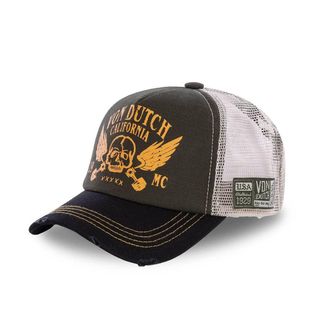 Von Dutch Tracker Kappe Herren Empfindliche Haut, Cap Herren, Schädel, Natürlich, Grün, Einheitsgröße