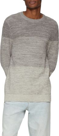 QS by s.Oliver Strickpullover in melierter Streifenoptik