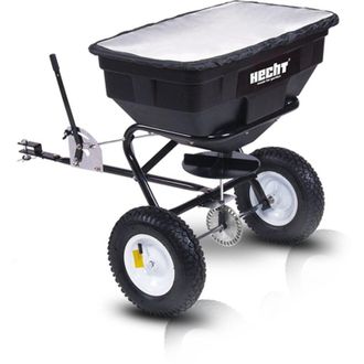 Hecht Hecht - Streu Wagen Anh&auml;nger 60 l Ger&auml;t Splitt D&uuml;nge Salz Saatgut Schleuder Streuer Quad