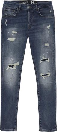John Richmond Homme, Jeans, Bleu, Taille: XS Jean Slim Fit en Coton
