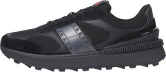 Tommy Jeans Herren TJM Technical Runner ESS Em0Em01537 Low Top, Black (Black), 45 EU